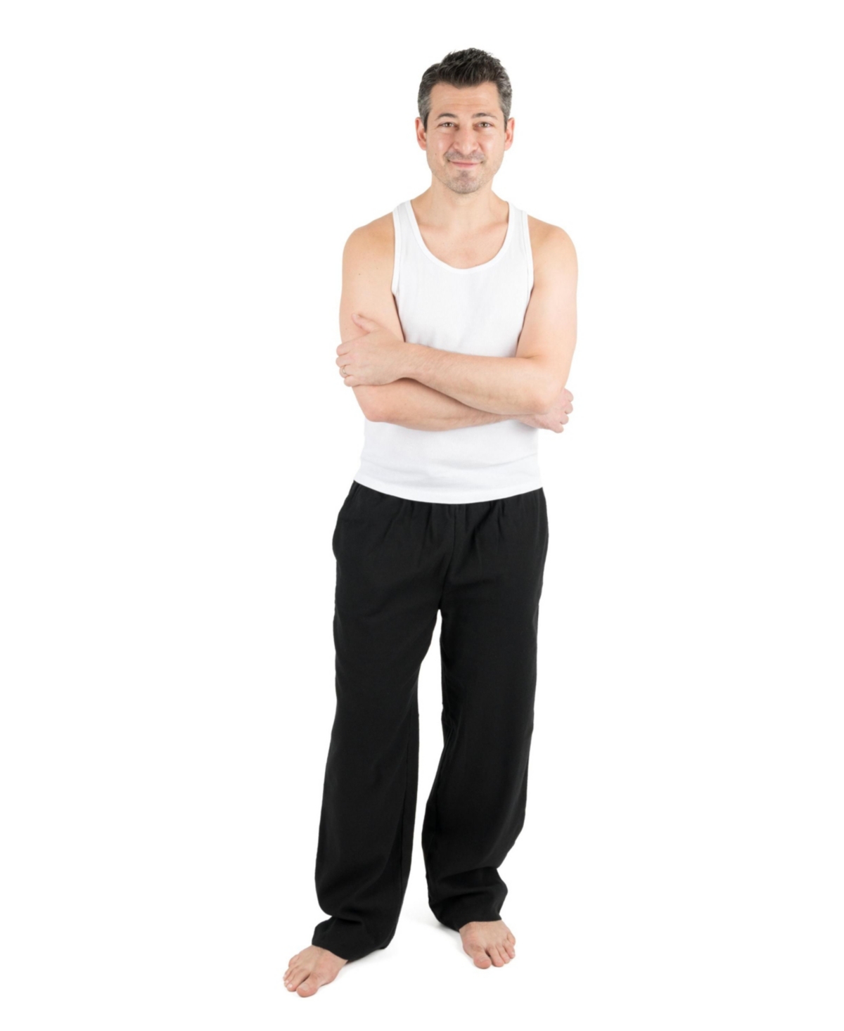 Click here for Leveret Mens Cotton Flannel Pajama Pants - Black prices