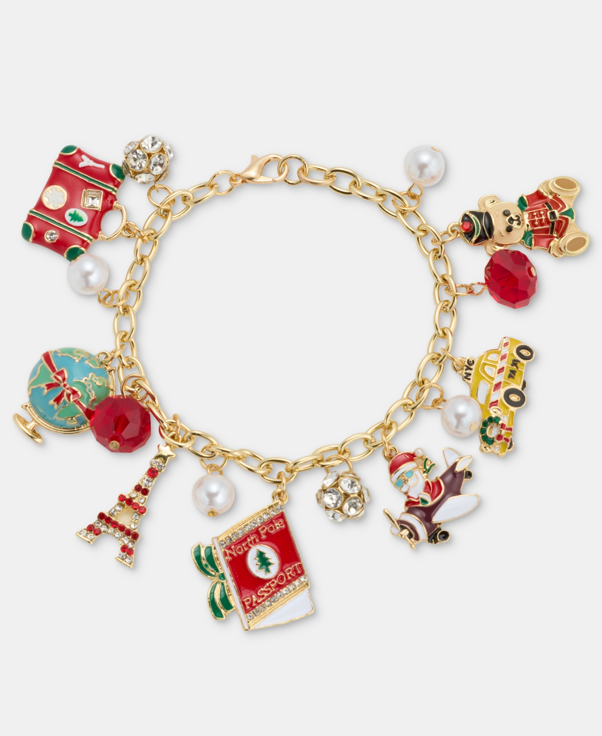 Click here for Holiday Travel Charm Bracelet - Multi prices