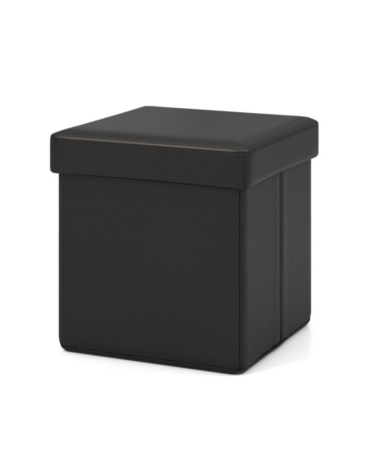 Click here for Gouun Square Storage Ottoman Footstool Faux Leathe... prices