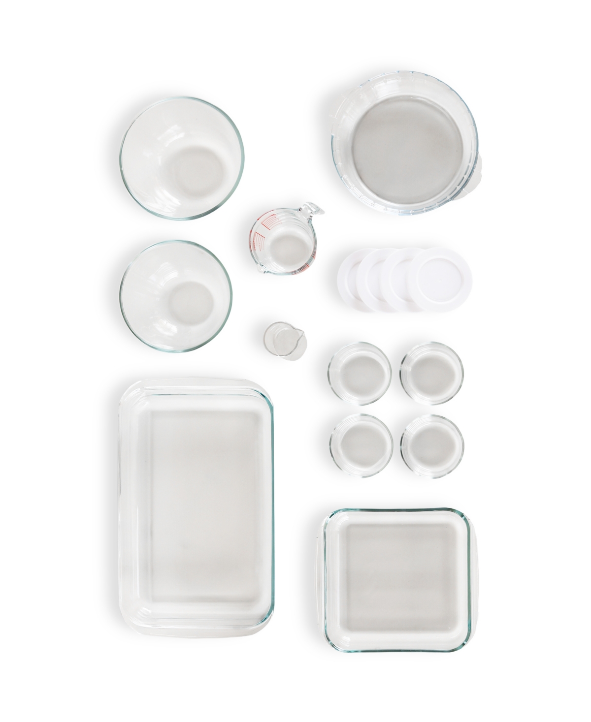 Click here for Sedona Glass 15-Piece Baking Set - White prices