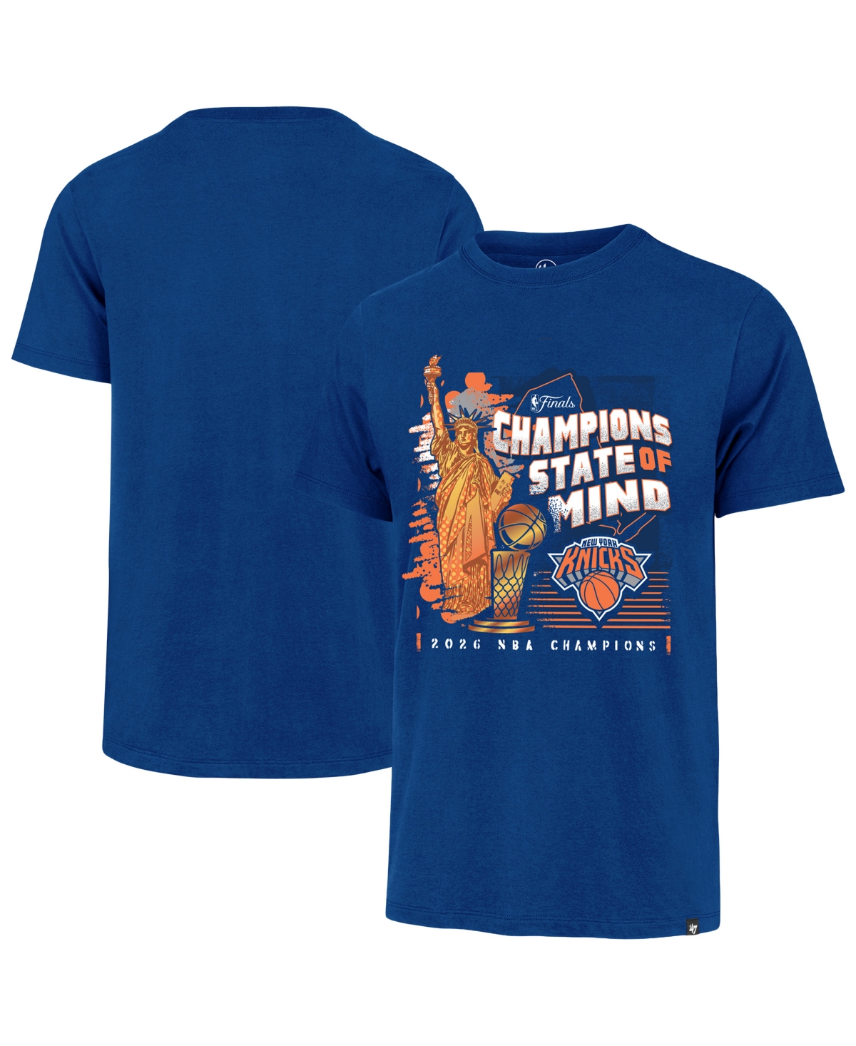 Click here for 47 Brand Mens Blue New York Knicks 2026 Nba Champi... prices