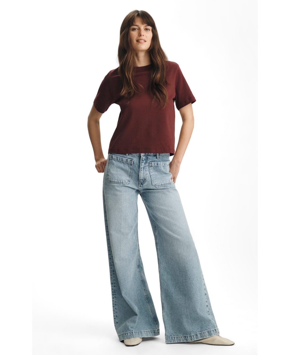 Click here for Mavi Jeans Womens Christine High Rise Wide Leg In... prices