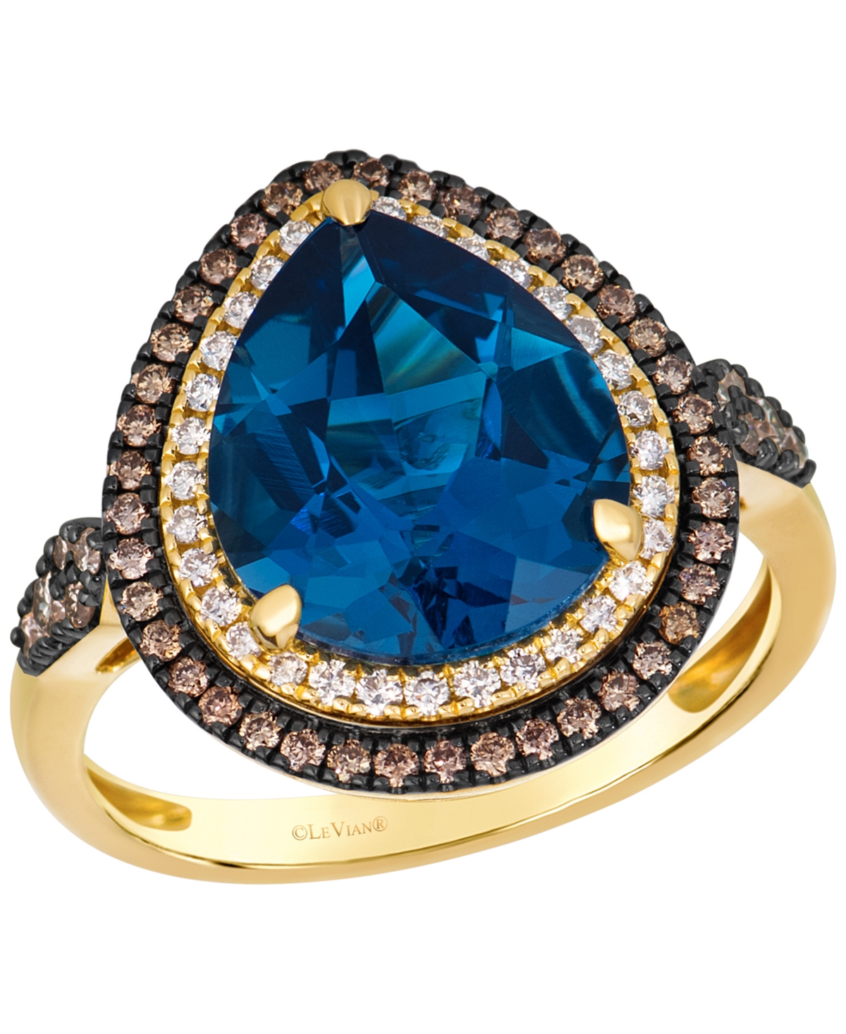 Click here for Le Vian London Blue Topaz (4-1/2 ct. t.w.)  Diamon... prices
