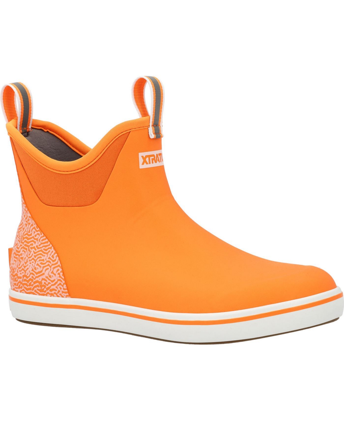 Click here for Xtratuf Mens Tailgate Ankle Deck Boot - Orange whi... prices