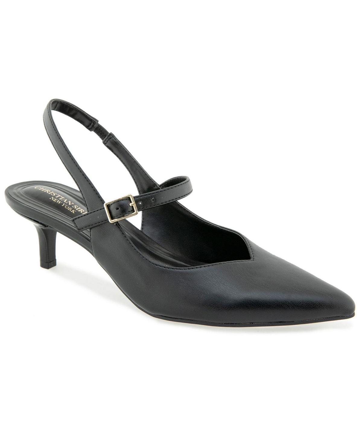Click here for Christian Siriano Womens Daray Kitten Heel Sling B... prices