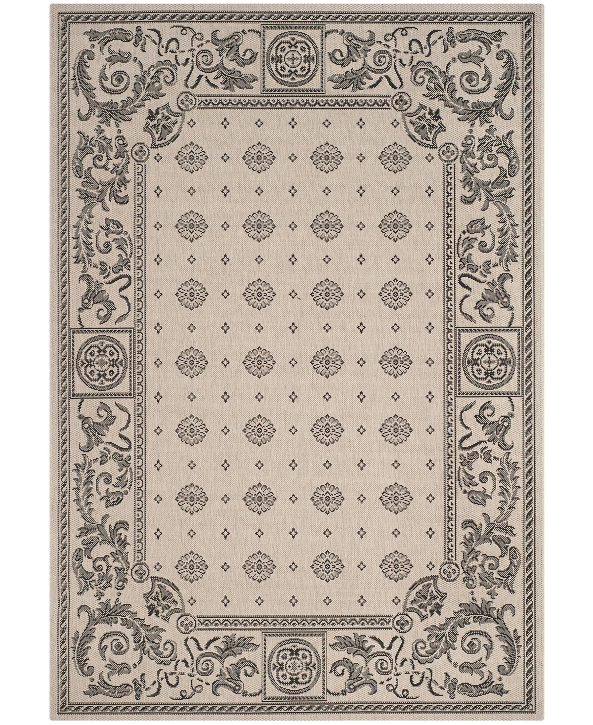 Click here for Safavieh Courtyard CY1356 Sand and Black 8 x 11 Ou... prices