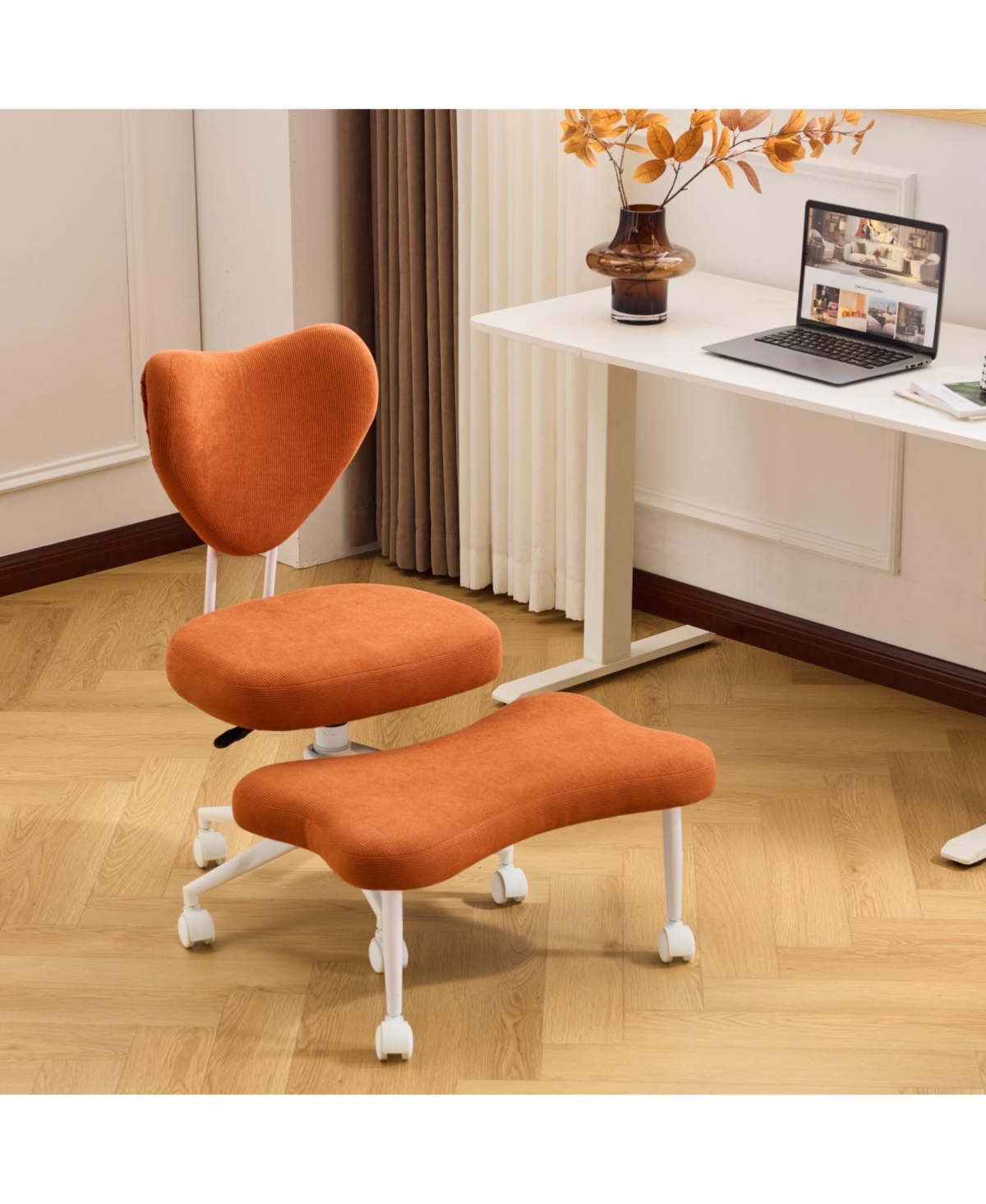 Click here for Rainsken Meditation chair  Corduroy fabric  with l... prices