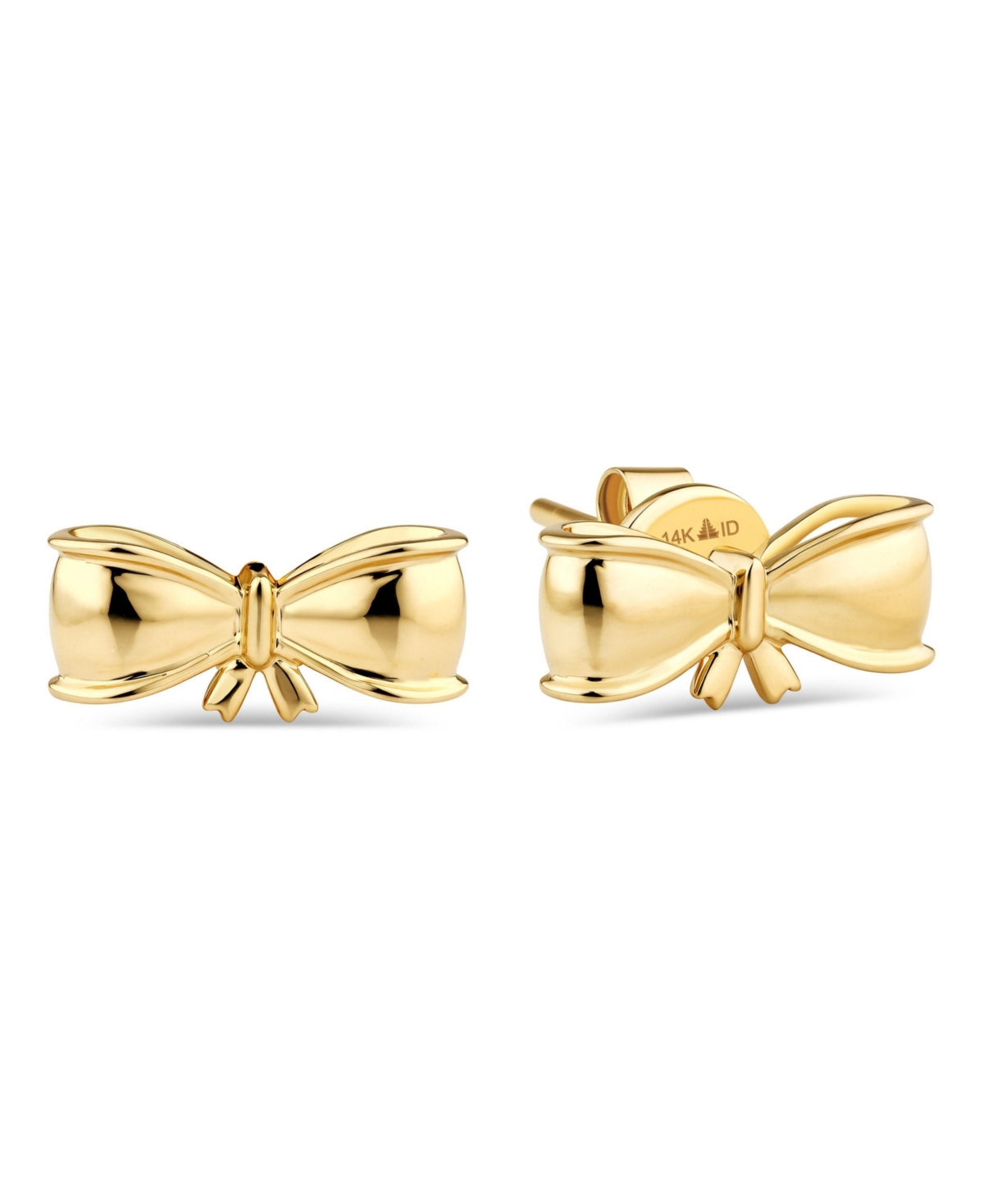 Click here for Devata Bow Stud Earrings in 14K Gold - Gold prices