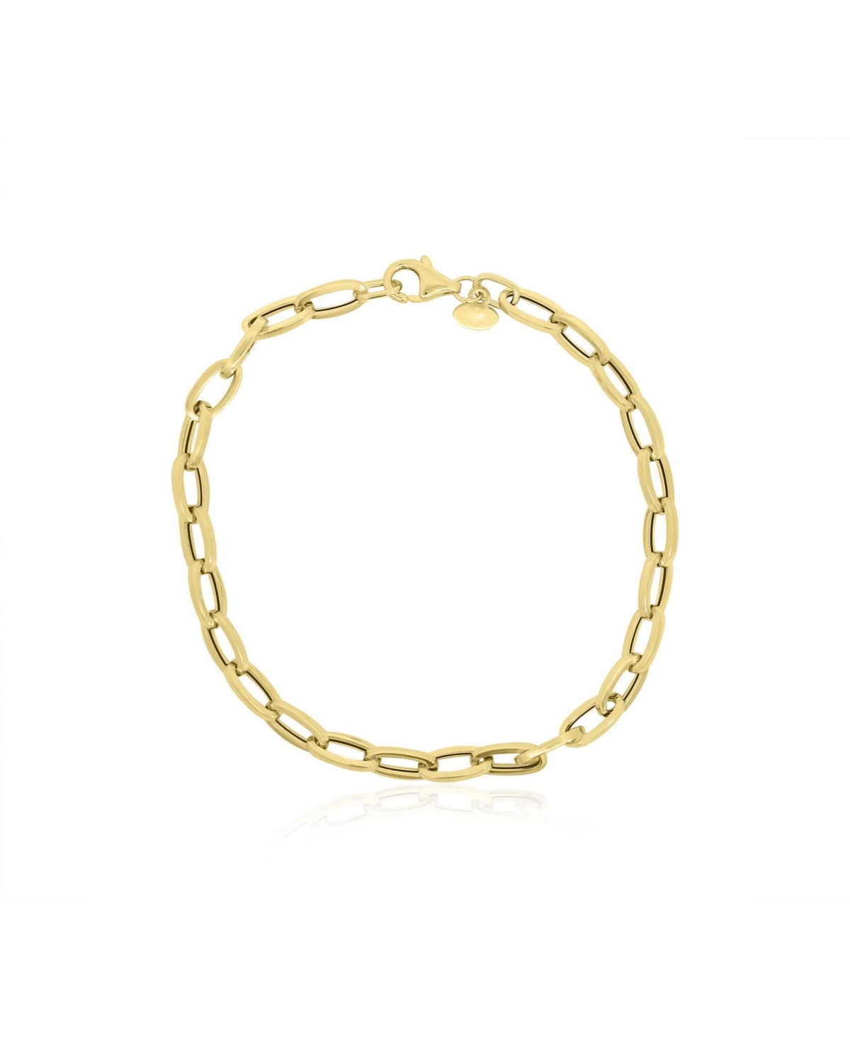 Click here for The Lovery Gold Round Link Bracelet 14K Yellow Gol... prices