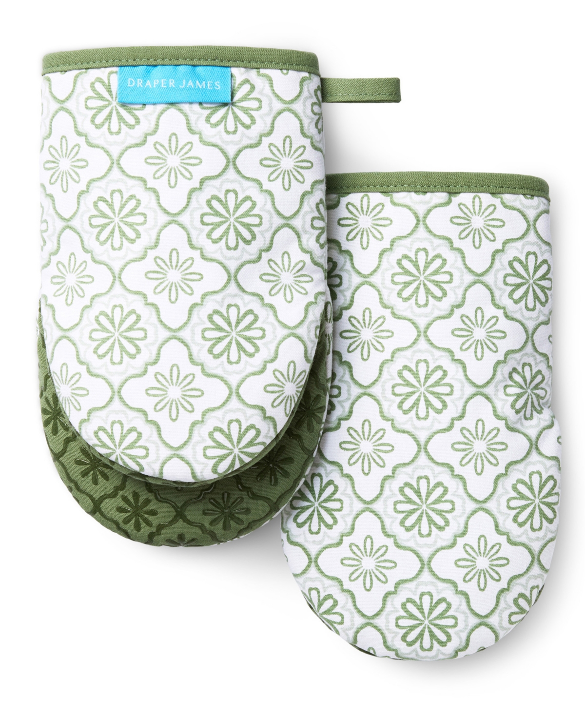 Click here for Draper James Allover Geo Floral Mini 2-Pack Oven M... prices