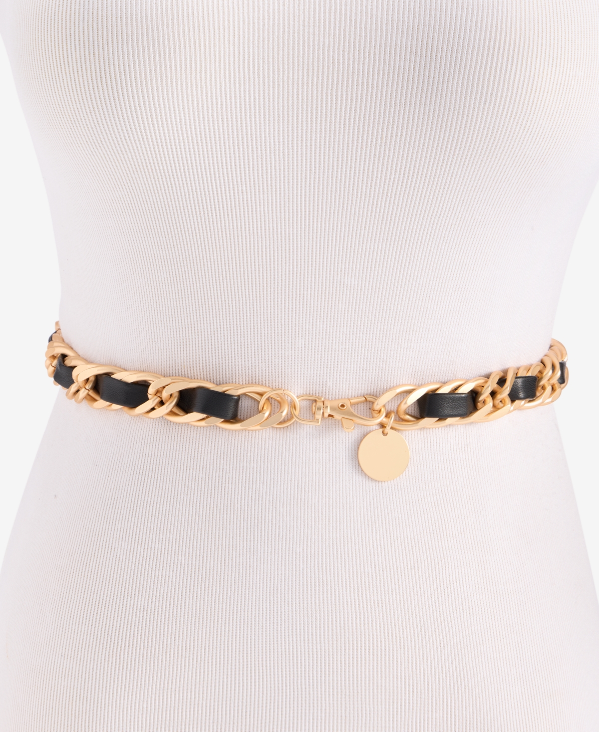 Click here for I.n.c. International Concepts Laced Chain Belt  Ma... prices