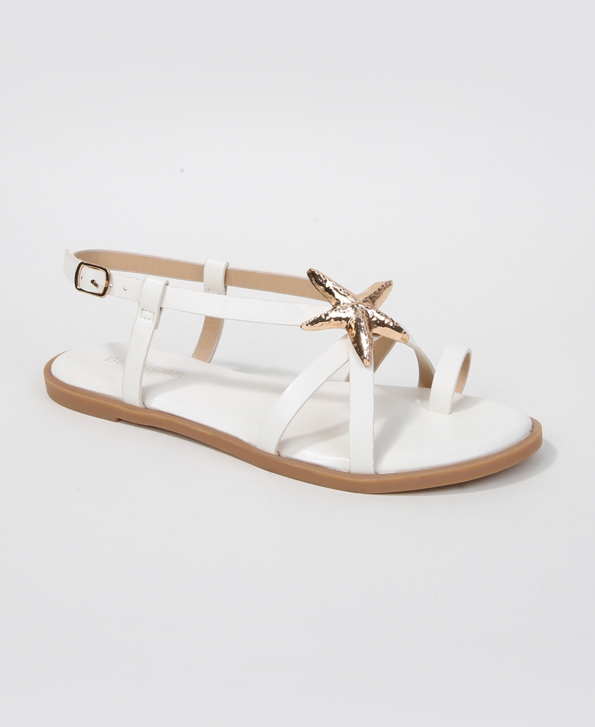 Click here for Berness Womens Kiana Starfish Accent Flat Sandals... prices
