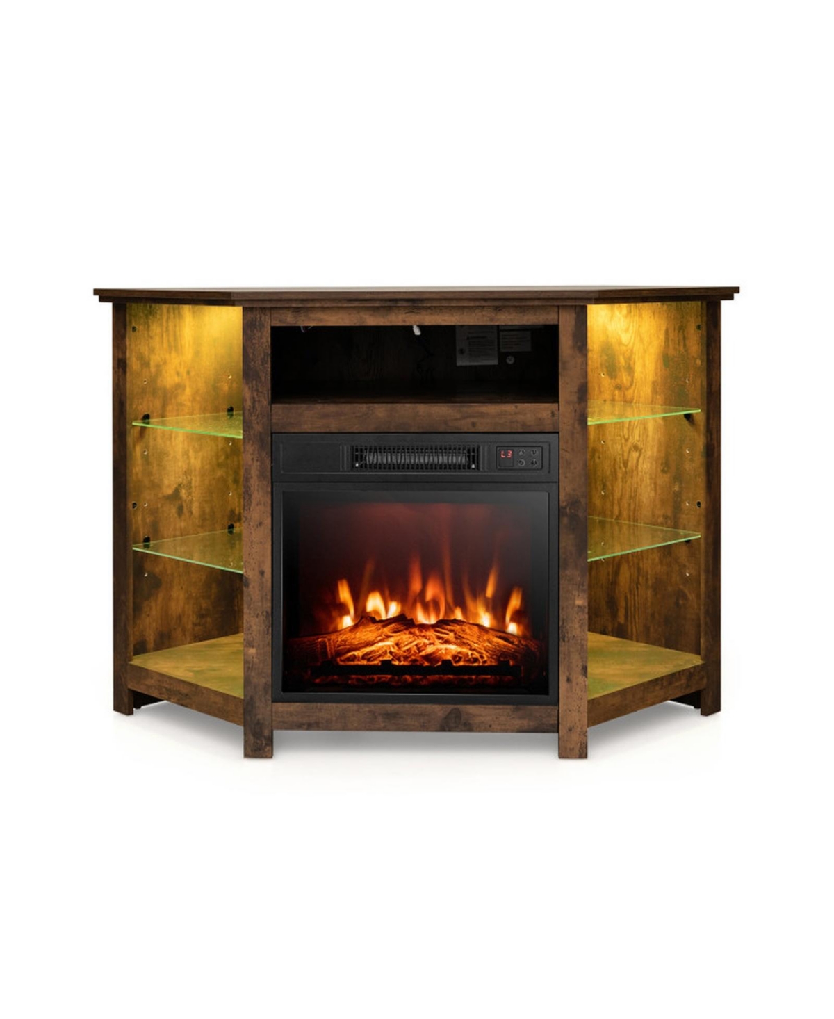 Click here for Gouun Fireplace Corner Tv Stand 50in Led Lights Ap... prices