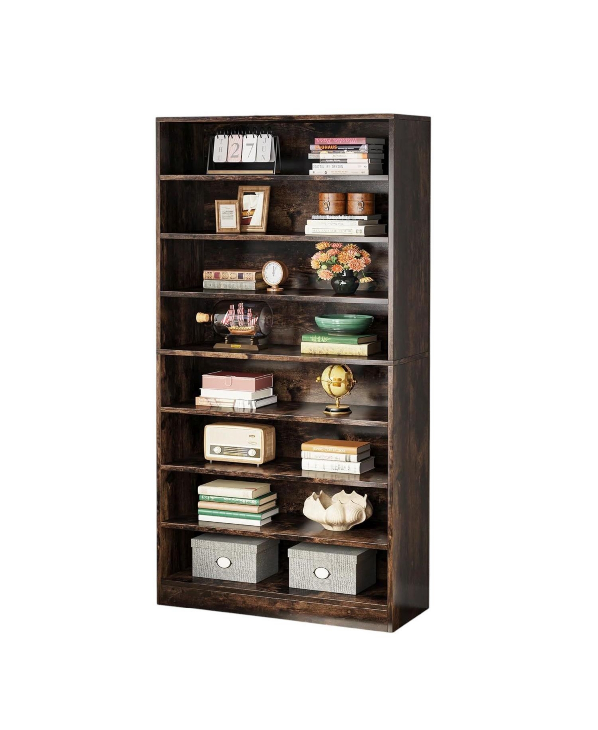 Click here for Slickblue Freestanding 9-Tier Bookshelf Organizer... prices