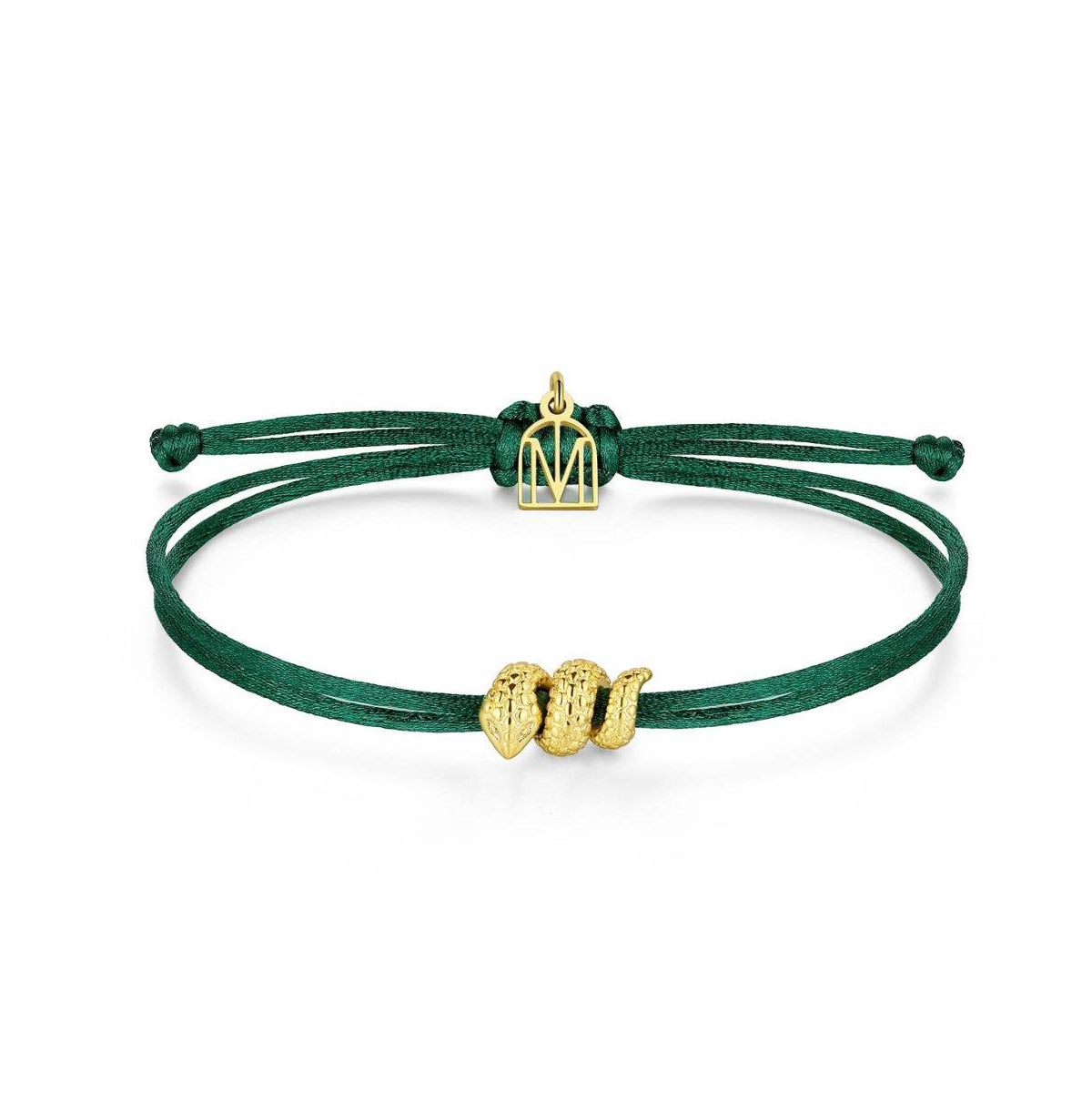 Click here for Mantra Snake Rebirth and Renewal Bracelet - Yellow... prices