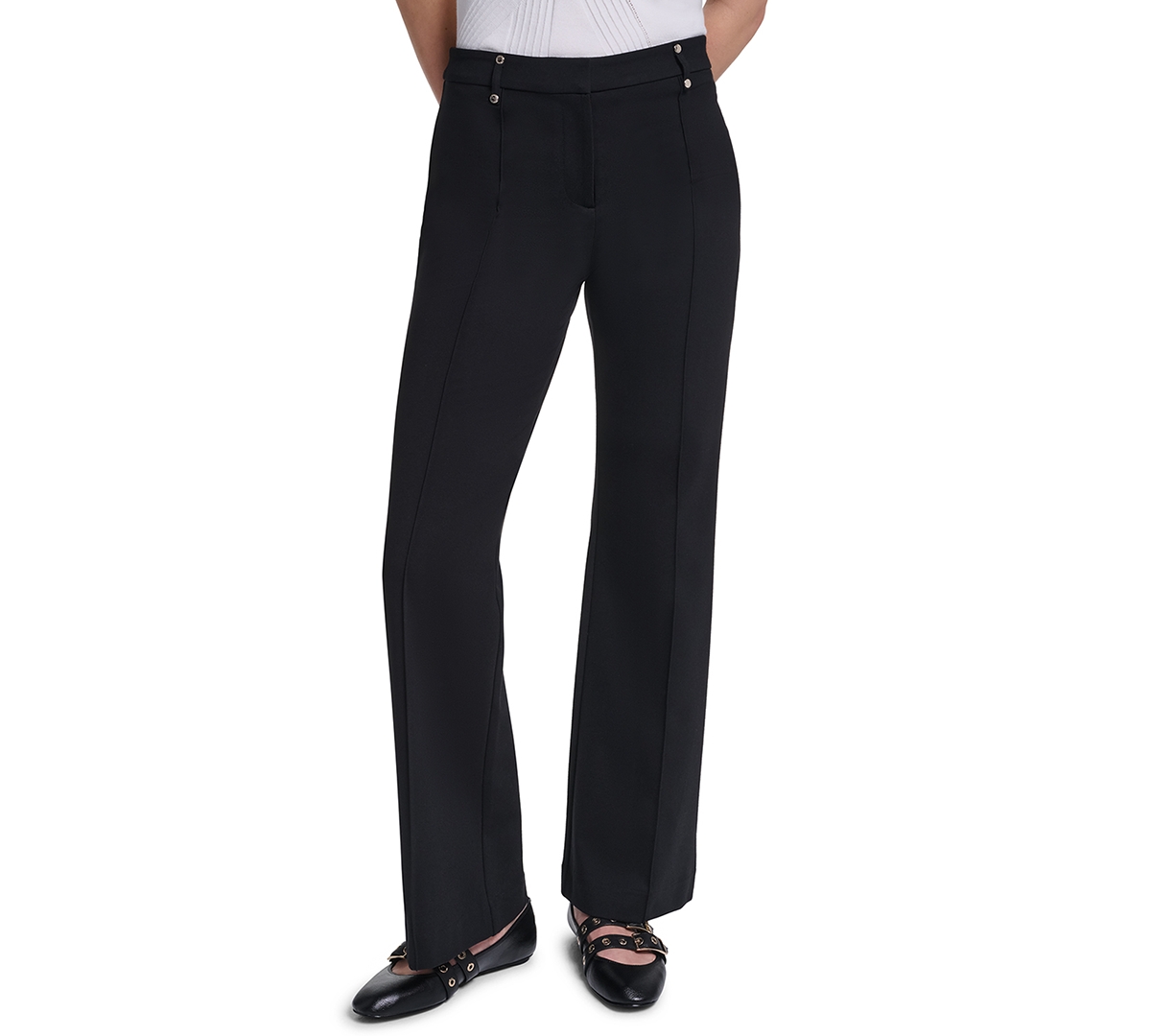 Click here for Karl Lagerfeld Paris Petite Silky Pull-On Pants -... prices