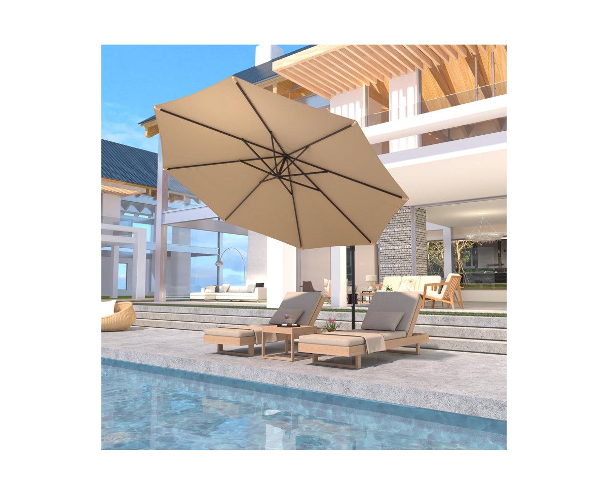 Click here for Erommy 10 Feet Cantilever Umbrella  Easy Tilt  99.... prices