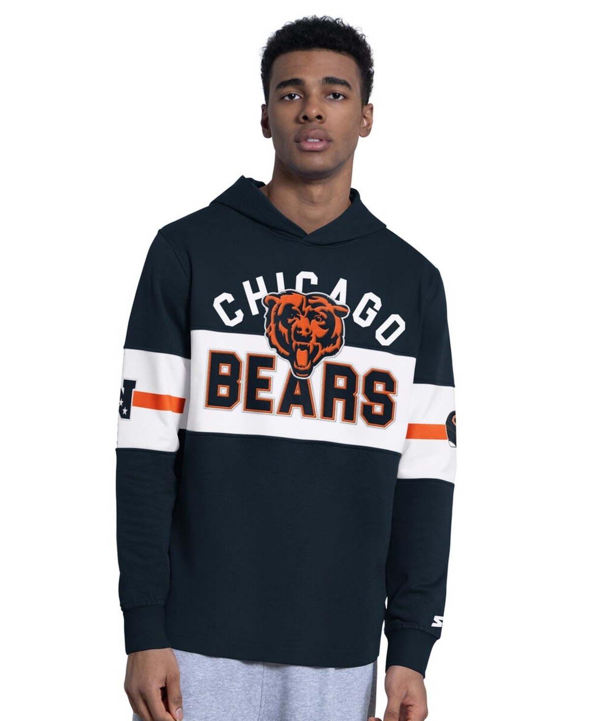 Click here for Starter Mens Navy Chicago Bears Fullback Jersey Ho... prices