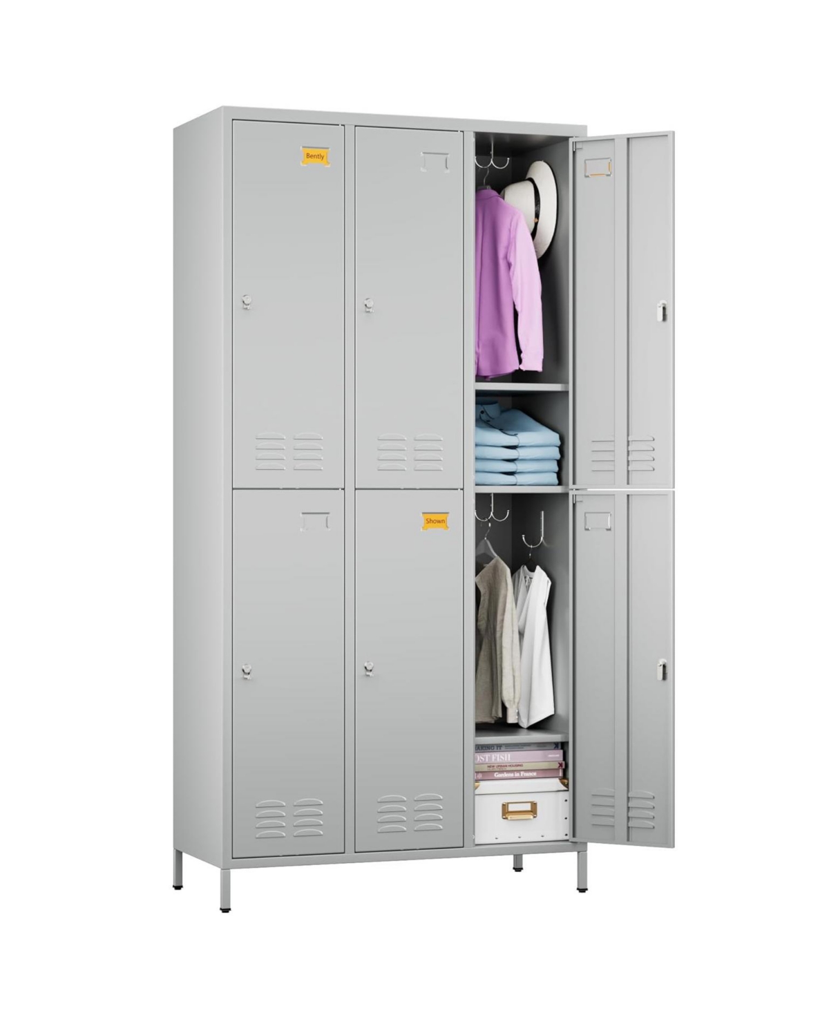 Click here for Boyel Living 6-Door Metal Storage Locker with Hook... prices