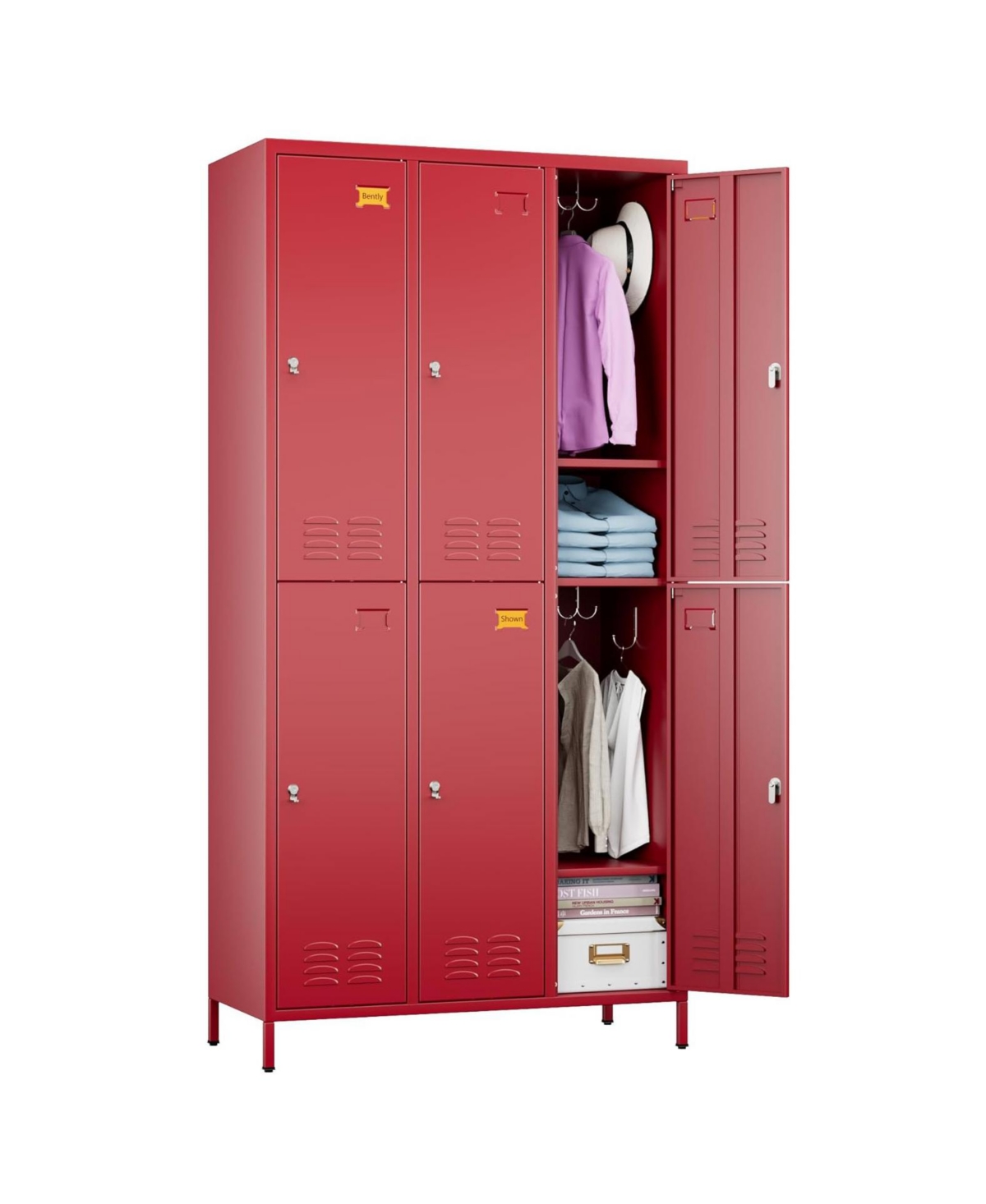 Click here for Boyel Living 6-Door Metal Storage Locker with Hook... prices
