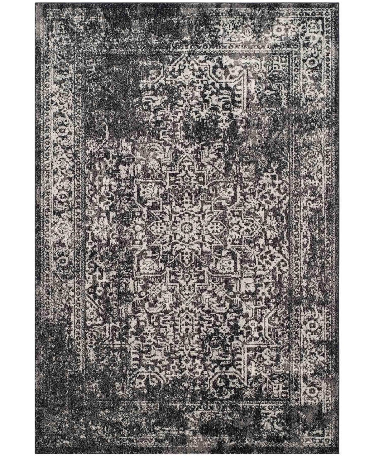 Click here for Safavieh Evoke EVK256R Black/Grey 51 x 76 Area Rug prices