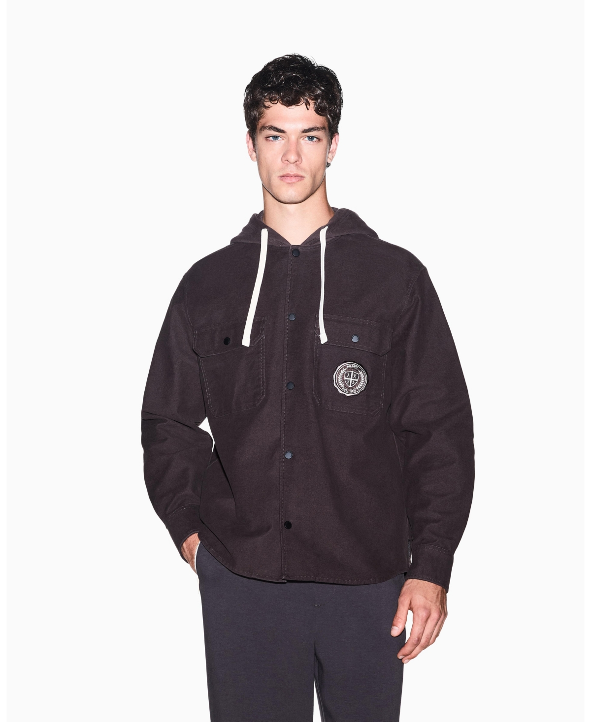 Click here for A|X Armani Exchange Mens Crossover Hooded Jacket -... prices