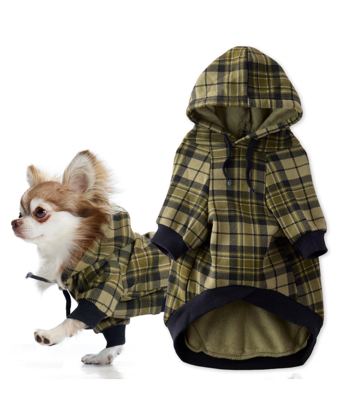 Click here for Pet Passion Rocky Ii The Extra Comfy Hoodie - Oliv... prices