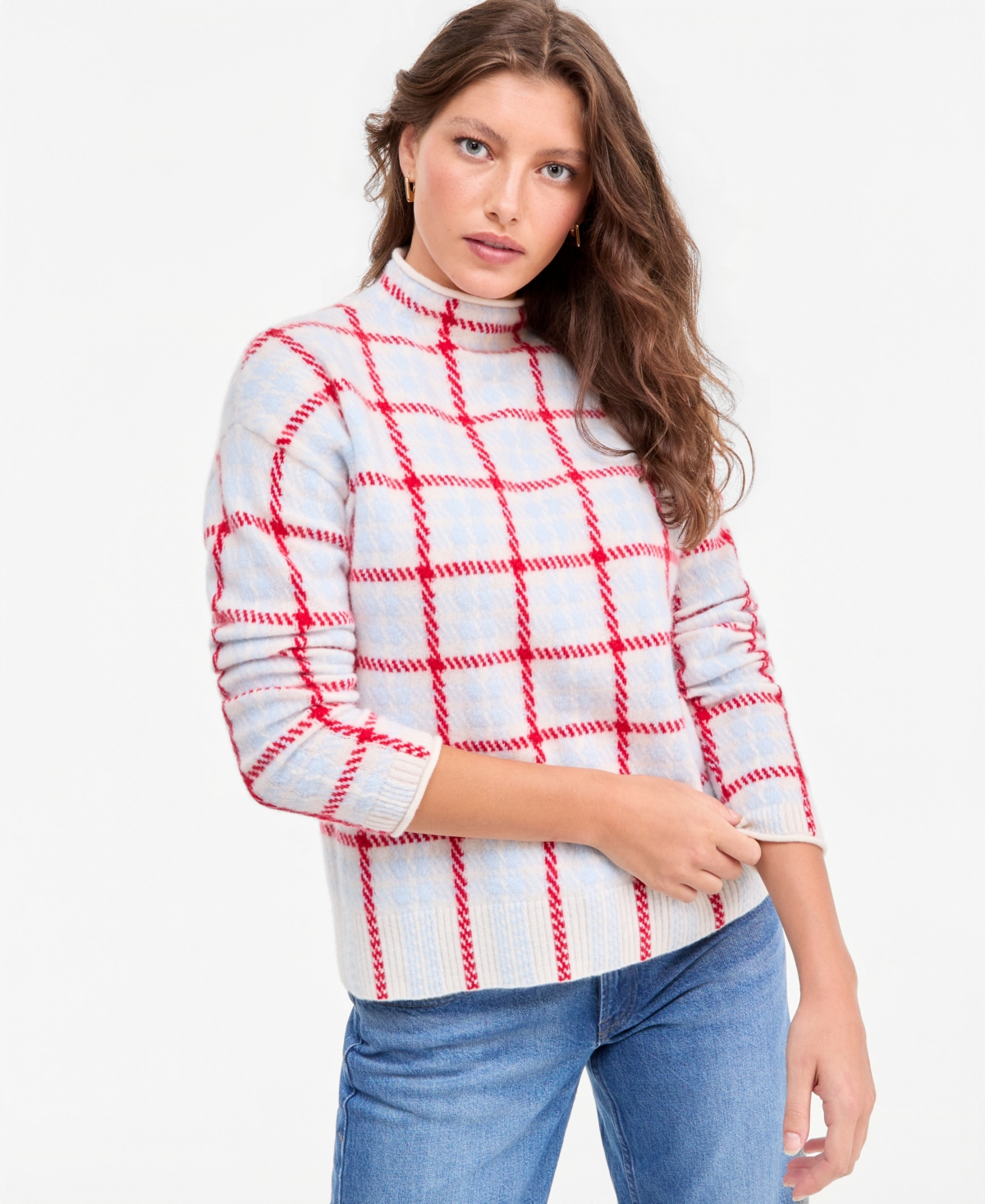 Click here for Charter Club Womens 100 Cashmere Cable-Knit Funnel... prices