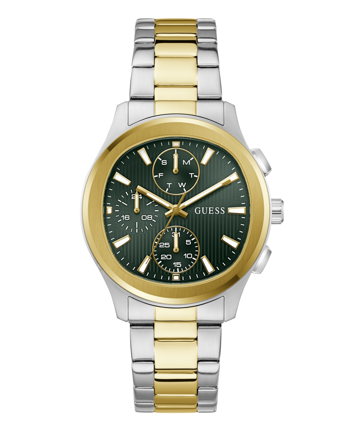 Click here for Guess Mens Two-Tone Stainless Steel Watch 40mm - T... prices