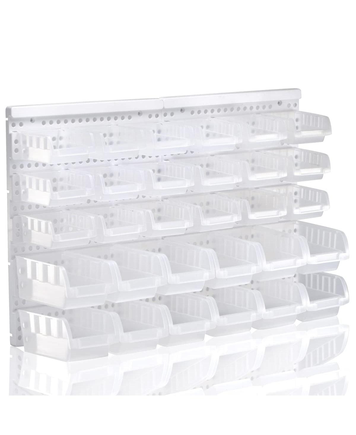 Click here for Xdovet Transparent Wall Mounted Organizer Pegboard... prices