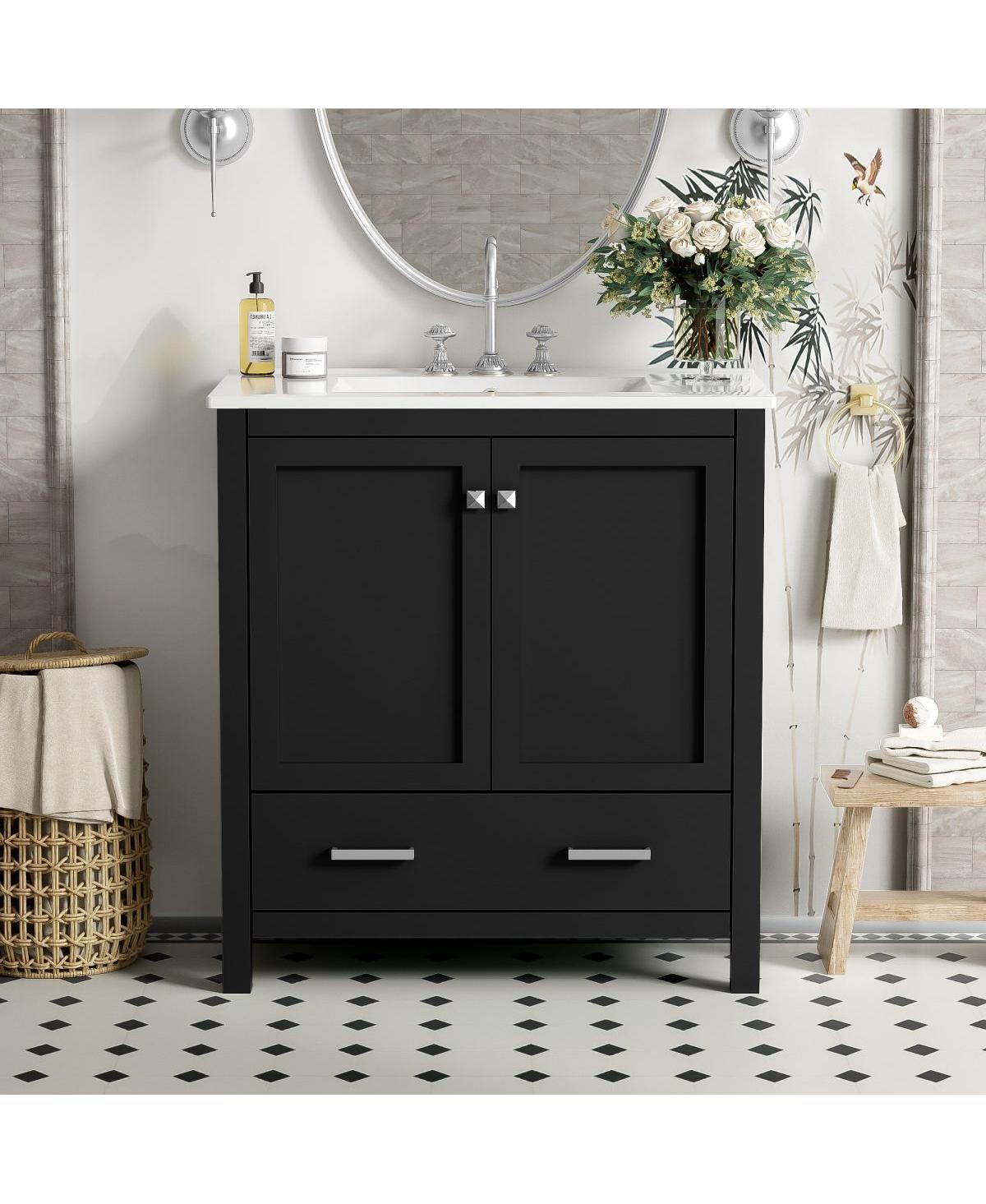 Click here for Thirtypeachy 30 Modern Solid Wood Mdf Vanity With... prices