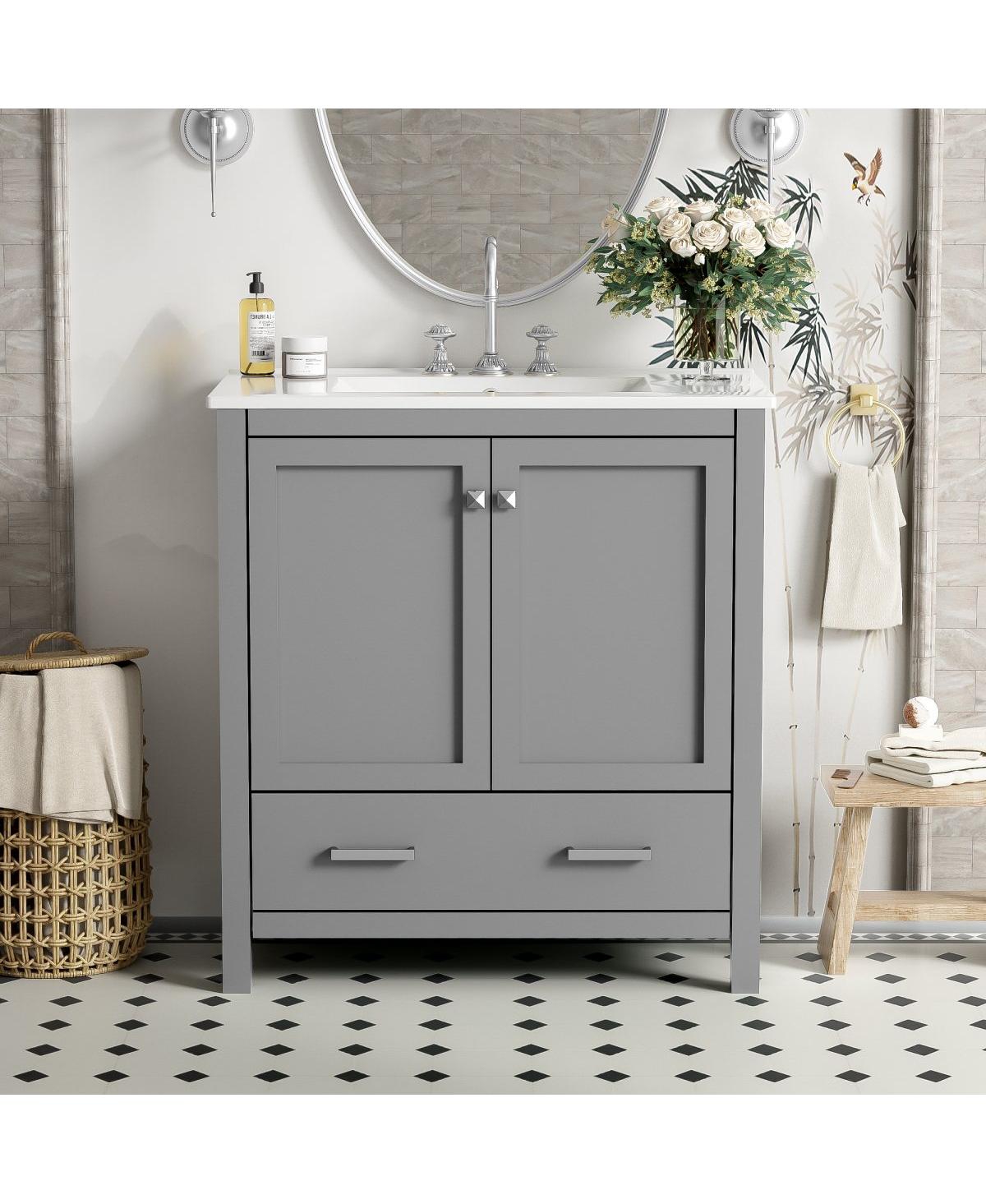 Click here for Thirtypeachy 30 Modern Solid Wood Mdf Vanity With... prices