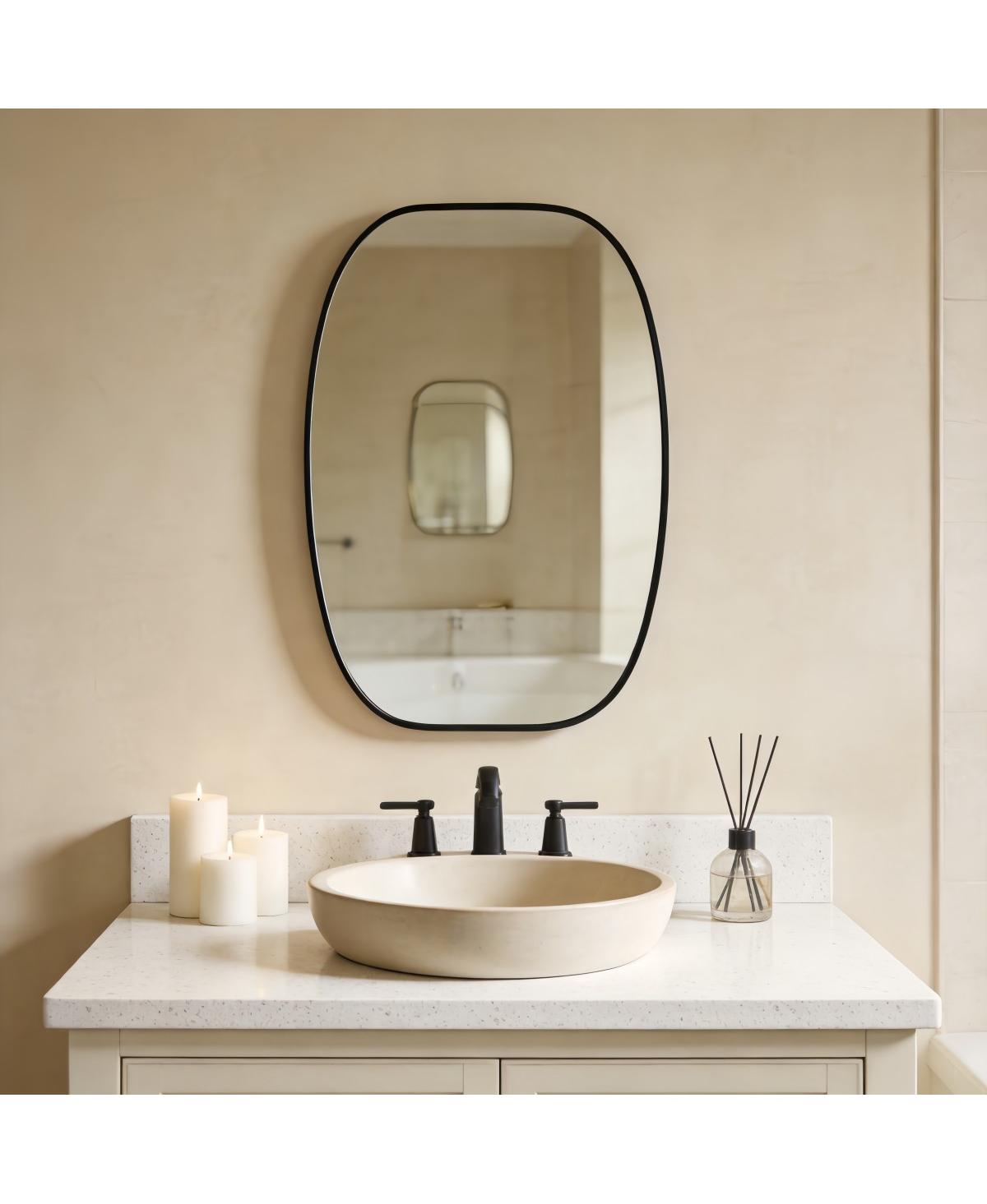 Click here for Laoties 20 x 30 Oval Bathroom Vanity Mirror  Metal... prices