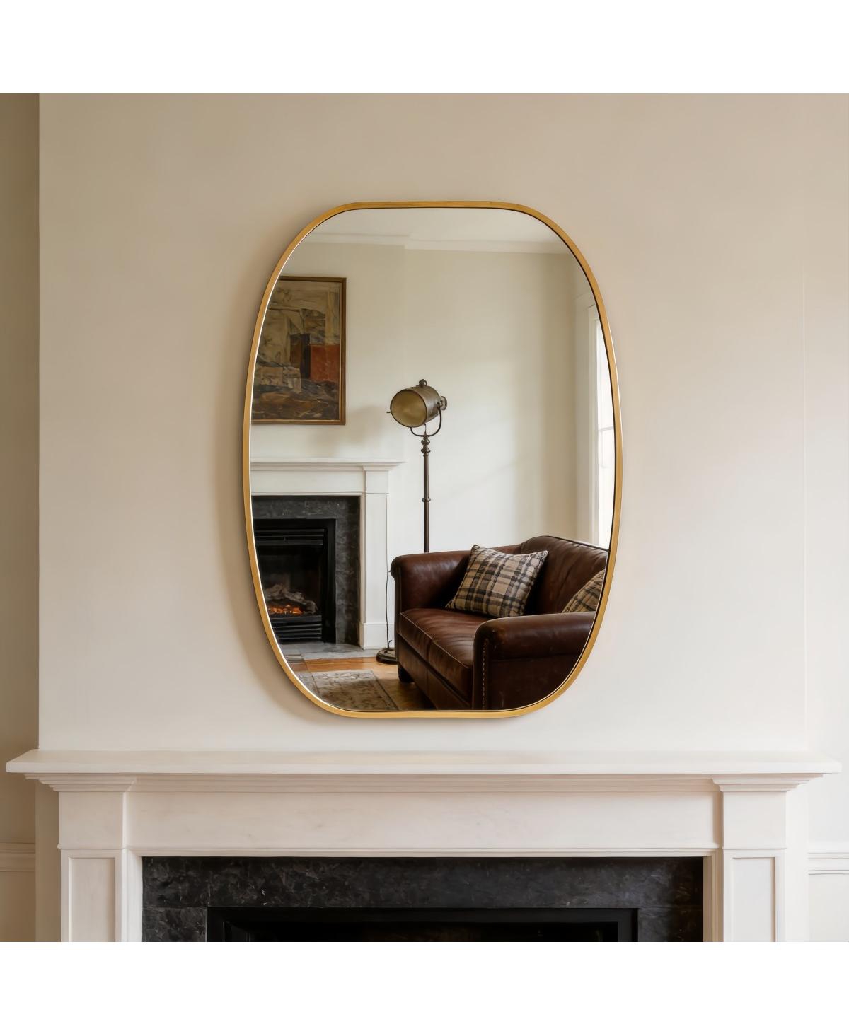 Click here for Laoties 20 x 30 Oval Bathroom Vanity Mirror  Metal... prices