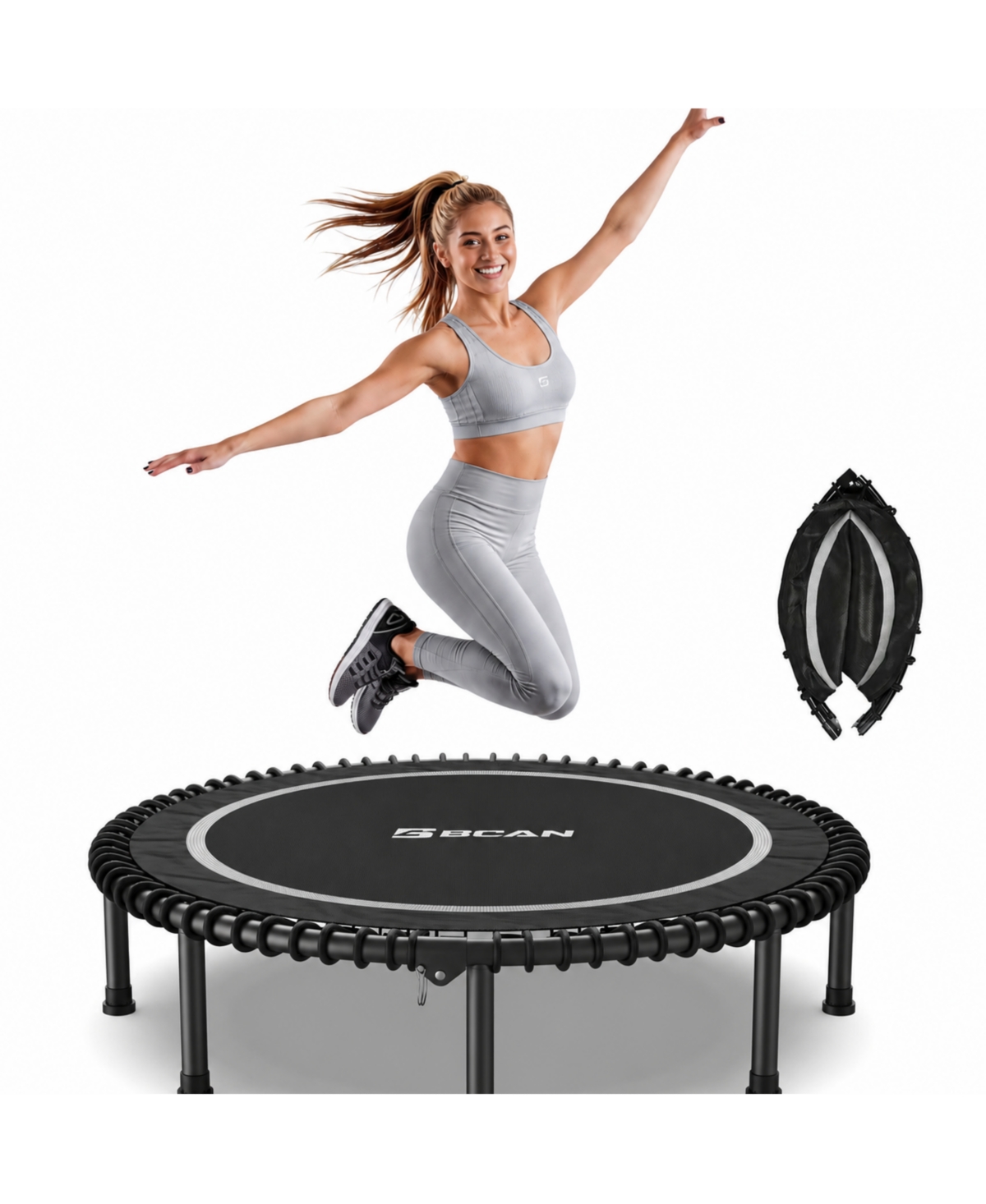 Click here for Bcan 450/550LBS Foldable Mini Trampoline for Adult... prices