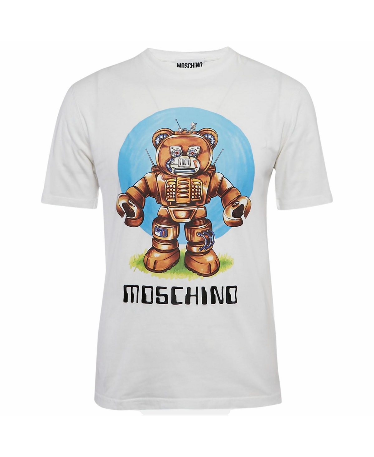 Click here for Pre-Owned Moschino Mens Robot Teddy Print Cotton C... prices