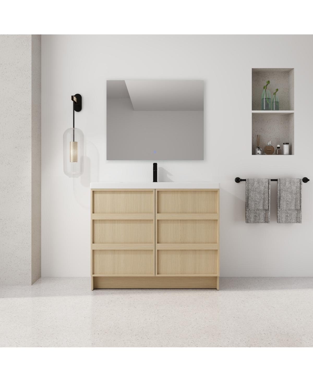 Click here for Sillysis Modern Bathroom Vanity with Resin Sink  S... prices