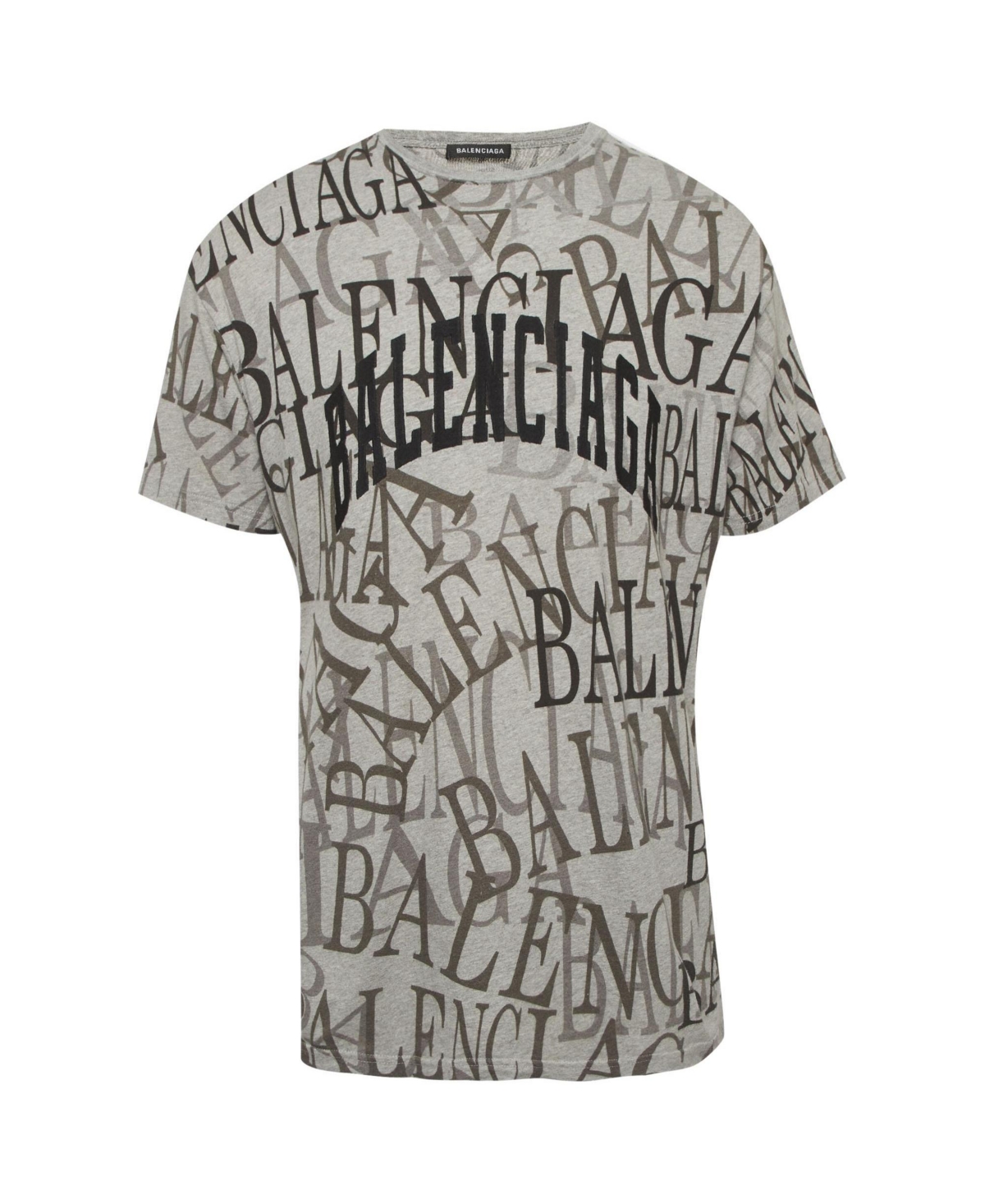 Click here for Pre-Owned Balenciaga Mens Logo Print Jersey T-Shir... prices