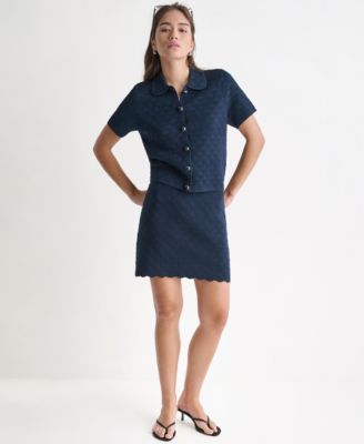 Click here for Bcbg Suits Scallop Hem Skirt Suit prices