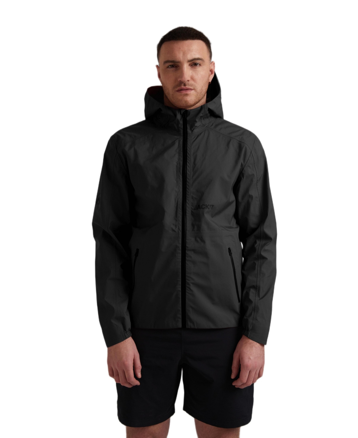 Click here for JACK1T Mens Levitate Raincoat - Black prices
