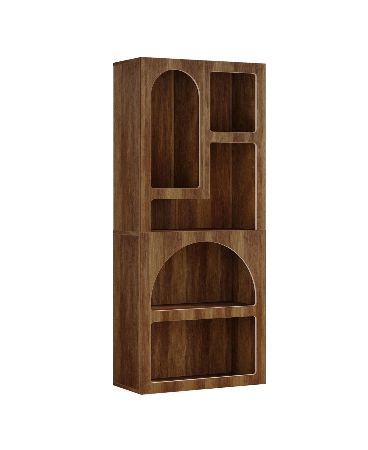 Click here for Slickblue Geometric Display Bookshelf with 5 Tier... prices