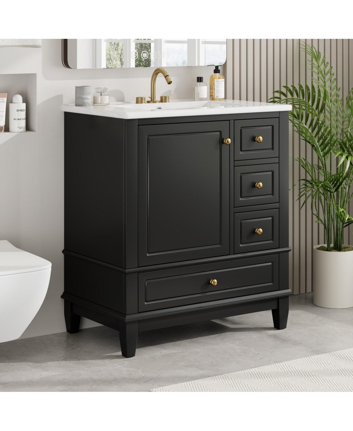 Click here for Thirtypeachy 30 Freestanding Vanity With Ceramic S... prices