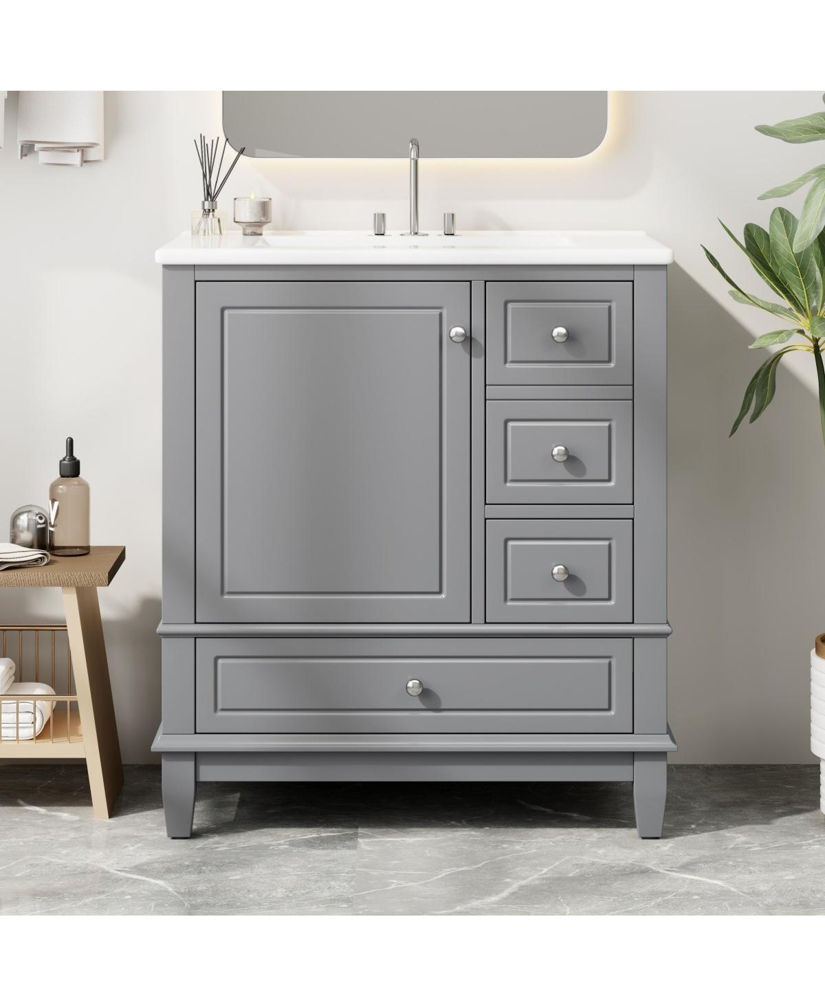 Click here for Thirtypeachy 30 Freestanding Vanity With Ceramic S... prices
