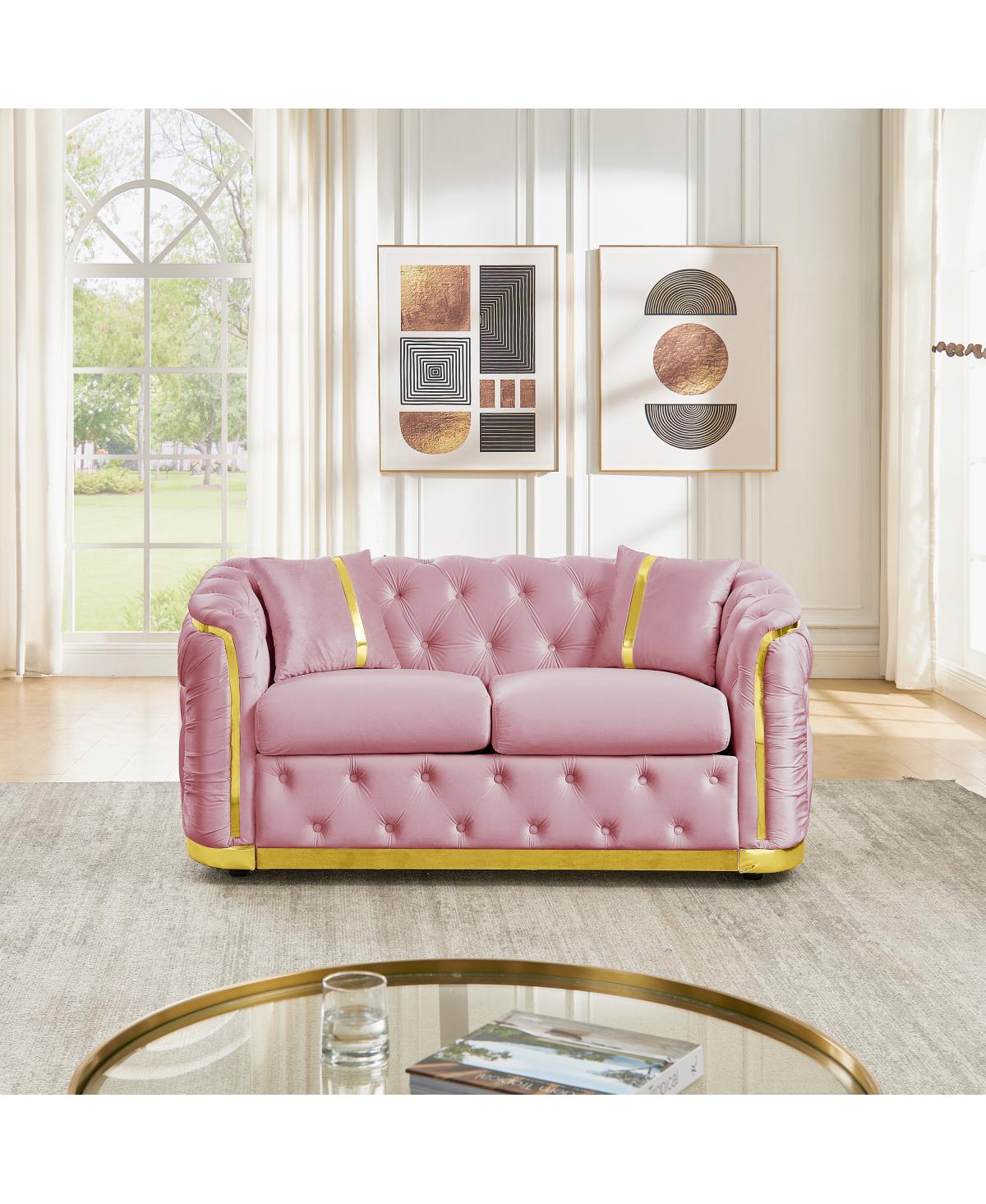 Click here for Streamdale Furniture Mid-Century Modern Velvet Che... prices