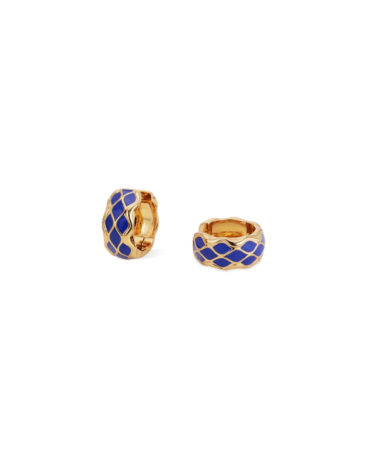 Click here for Retro Chic Nirah Hoop Earrings - Goldblue prices
