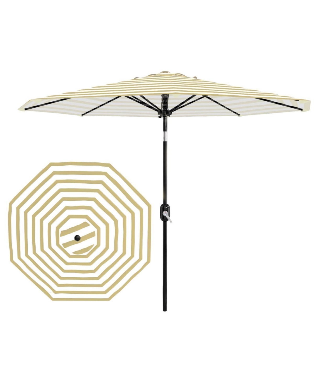 Click here for homfan 9Feet Outdoor Patio Umbrella  Windproof And... prices