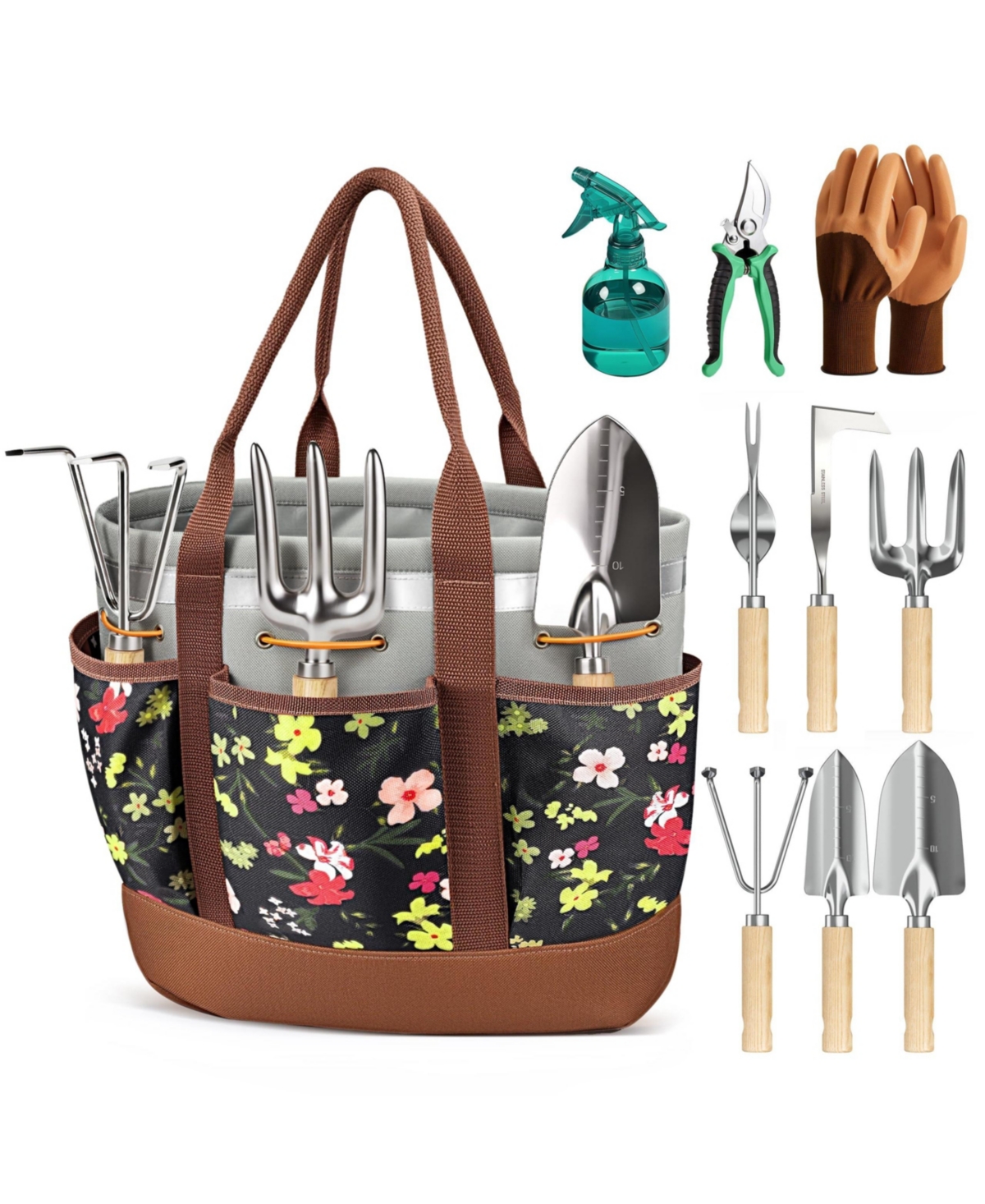 Click here for Xdovet Garden Tool Set Stainless Steel Ash Wood Ha... prices