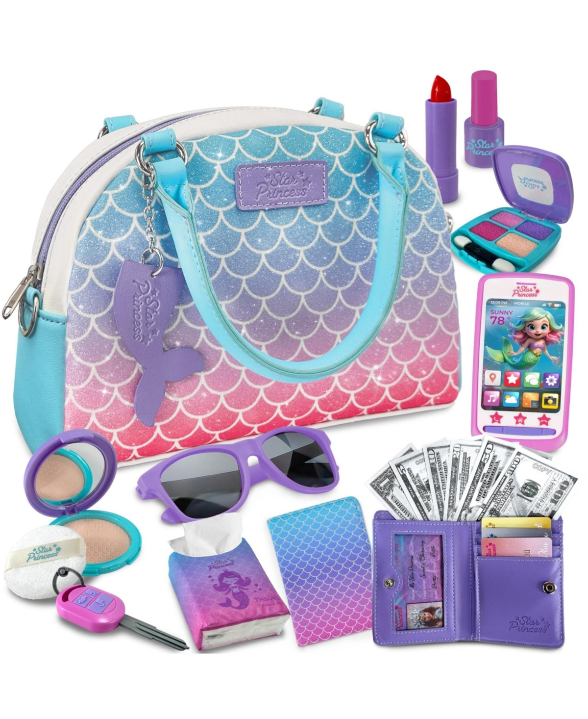 Click here for Gnuadz Play Purse Pretend Accessories Girl Gift -... prices