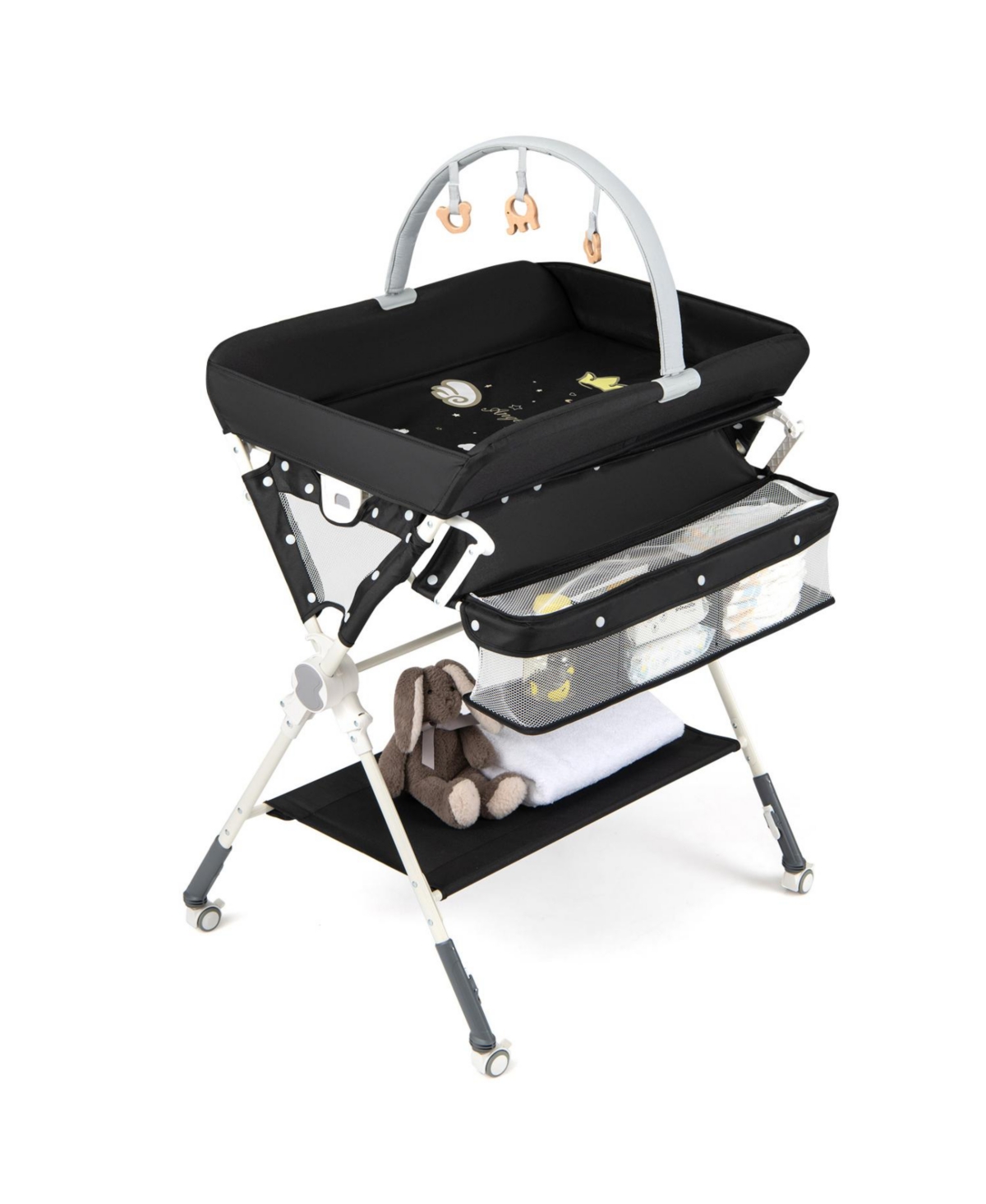 Click here for Slickblue Baby Changing Table with Storage Bag Fol... prices