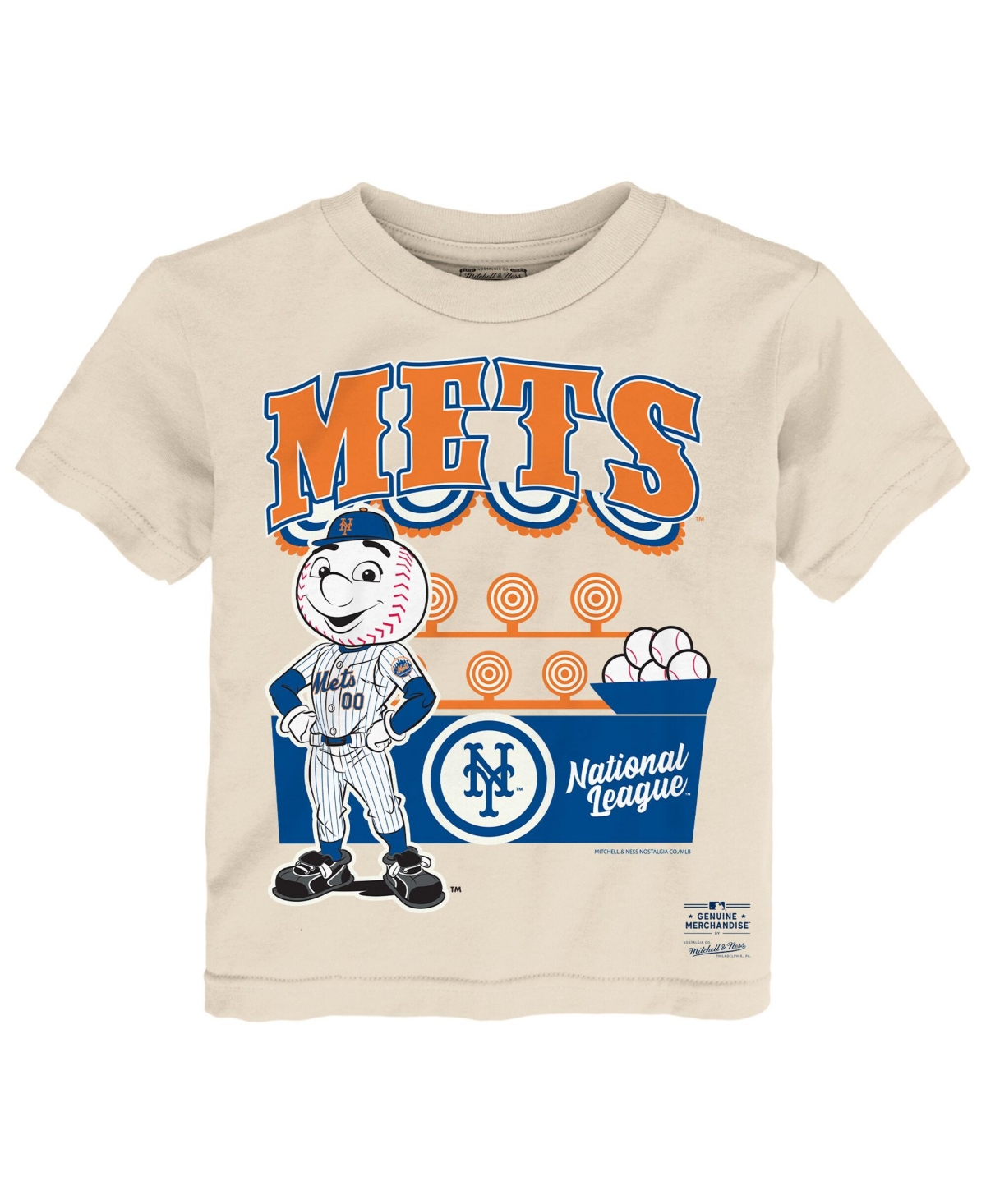 Click here for Mitchell & Ness Toddler Cream New York Mets Step B... prices